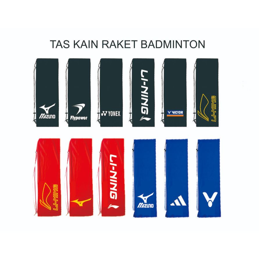 Badminton racket bag / Racket drawstring bag / Racket cover / Racket ...