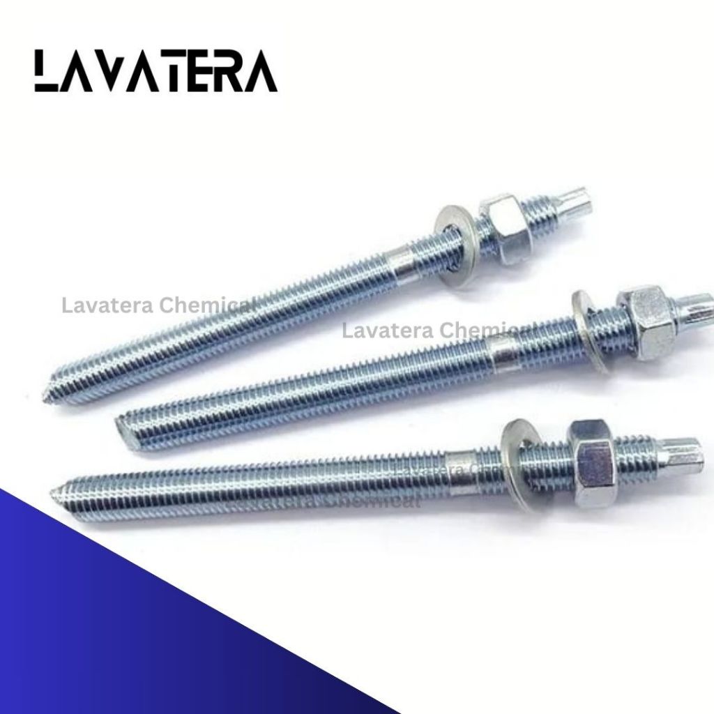 Chemical ANCHOR ANGKUR STUD BOLT M20 X 260 GRADE 5.8 | Shopee Malaysia