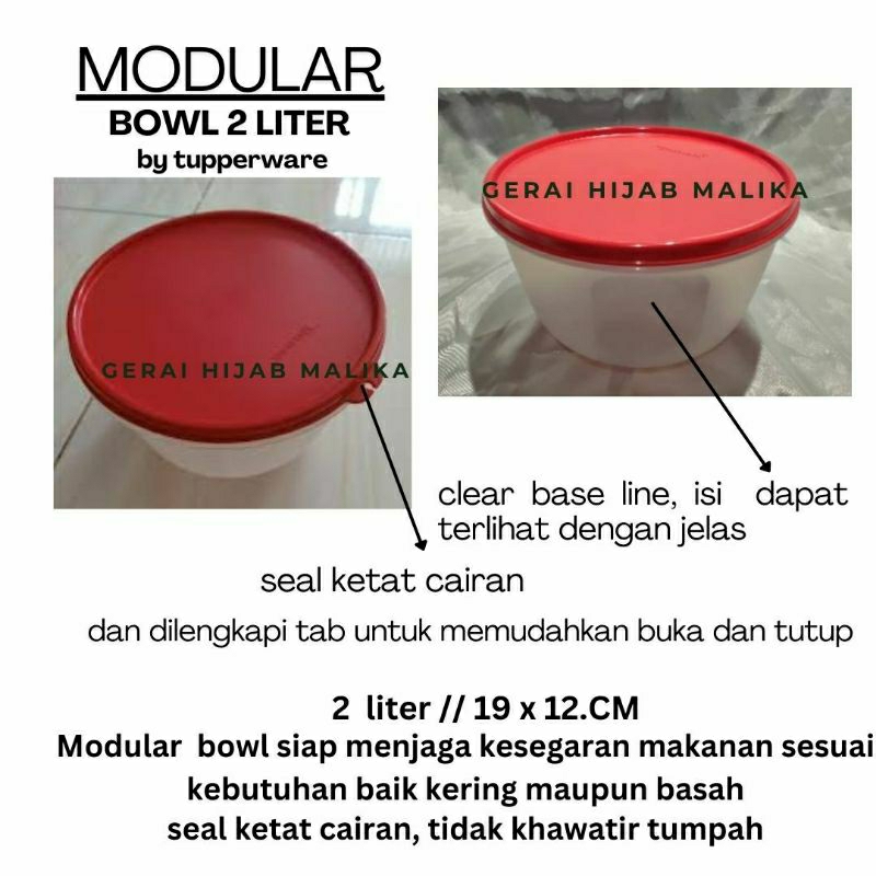 2 liter modular bowl | Shopee Malaysia