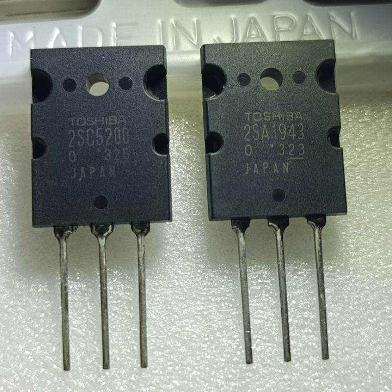 Transistor Original Toshiba 2SC5200/2SA1943 Original Japan | Shopee Malaysia