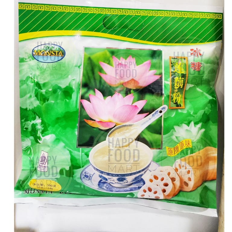 [100% Original] MONSTA Instant LOTUS ROOT POWDER 300G/HALAL LOTUS ...