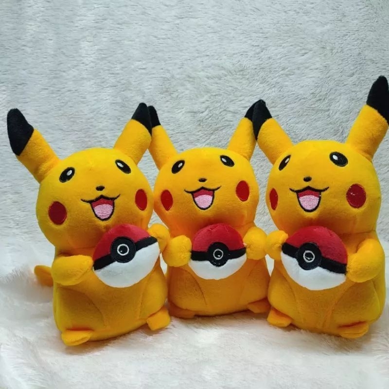 Cute Pikachu Pokemon ball doll suitable as a gift, children's toy ...