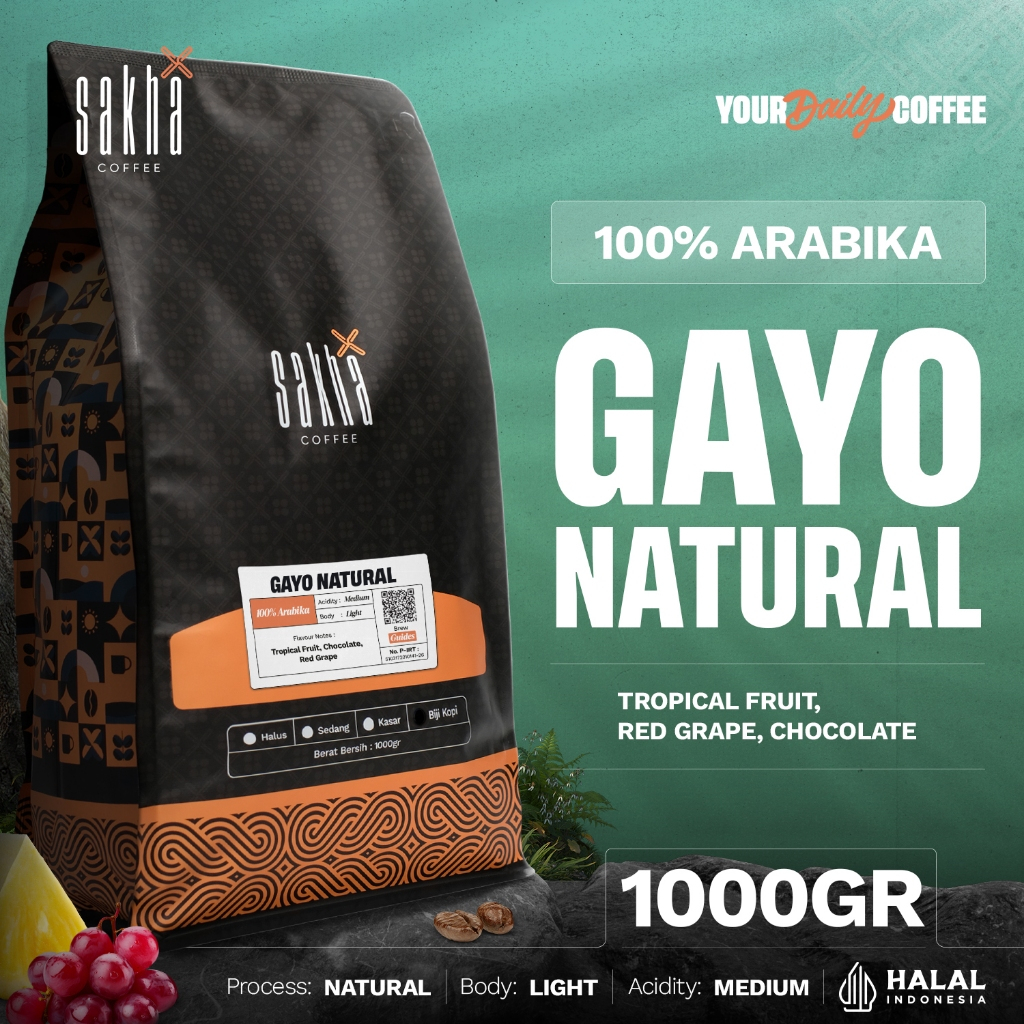 Gayo Arabica Coffee Beans Natural Arabica Coffee Beans Sakha Roastery ...