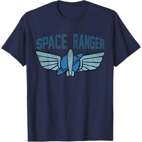 Disney Pixar Toy Story Buzz Space Ranger Star Command Logo T-Shirt ...