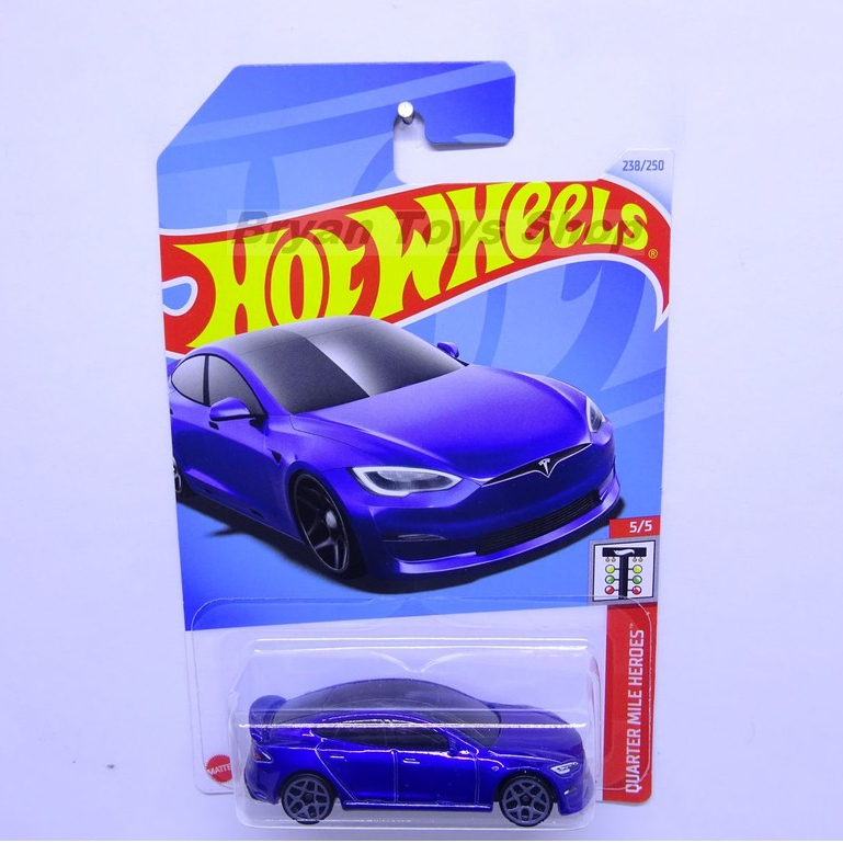 Hot Wheels Tesla Model S Plaid Blue | Shopee Malaysia