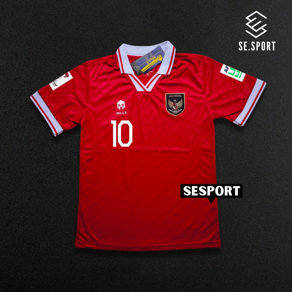 (FANS Version) Indonesian Home Football Jersey 2023 Grade Ori Premium ...