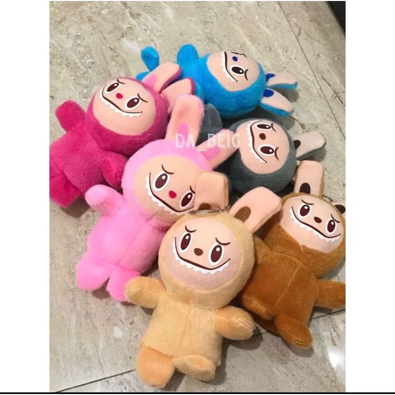 GANTUNGAN Labubu KEYCHAIN Labubu KEYCHAIN Labubu Doll KEYCHAIN full ...