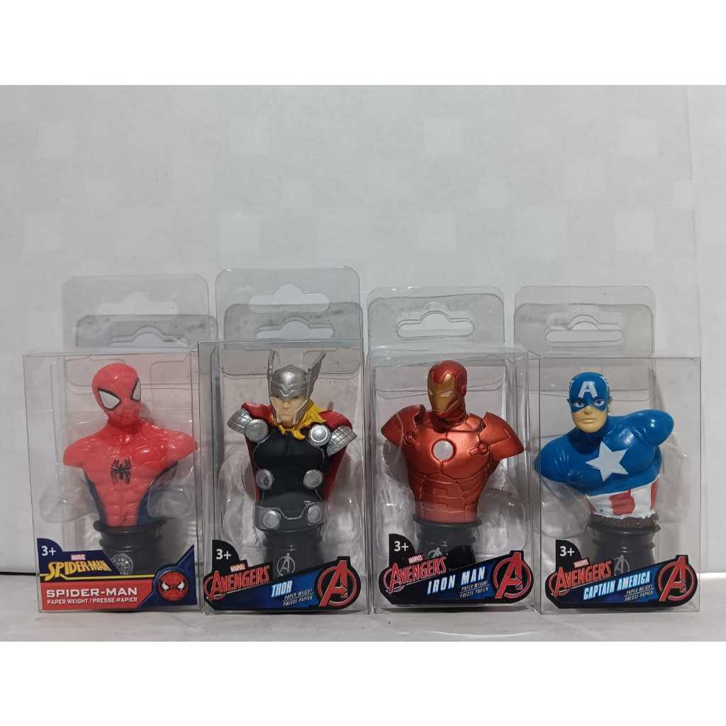 Marvel Avengers Micro Paper Weights Figure Captain America Spiderman ...