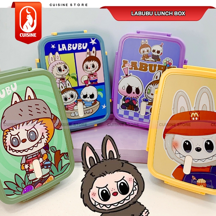 Labubu Stainless steel SUS 304 LUNCH BOX Cute Kids LUNCH BOX | Shopee ...