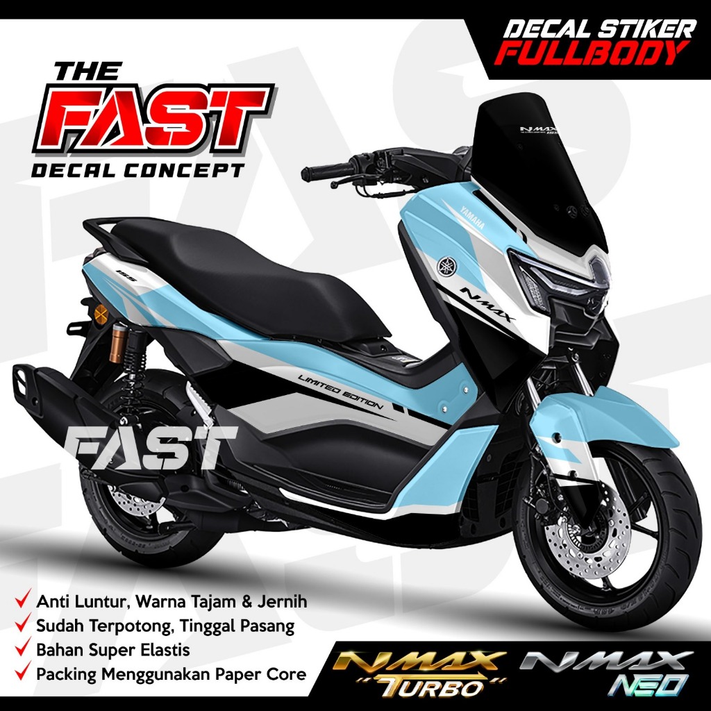 Decal Sticker Nmax Turbo/Neo New Fullbody Sticker Striping Yamaha Nmax ...