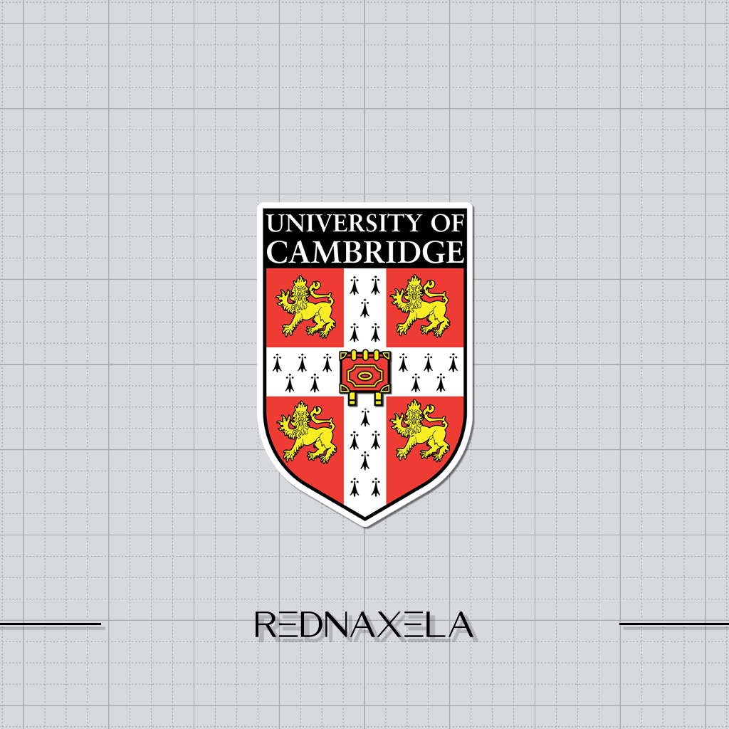 Cambridge University Vinyl Sticker Outdoor Suitcase Sticker Waterproof ...