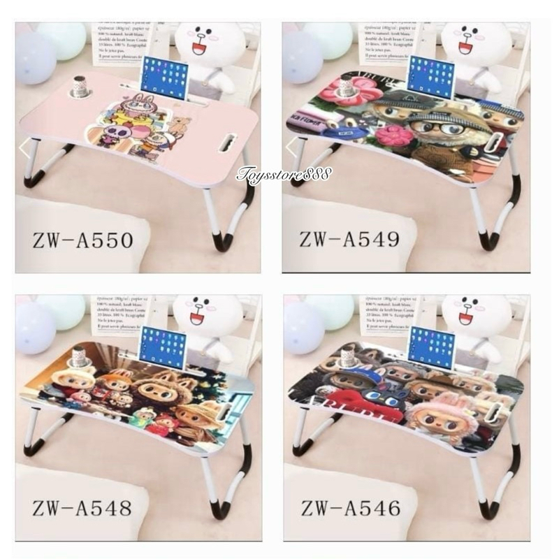 Labubu Character Portable Folding Laptop Table Study Table | Shopee ...