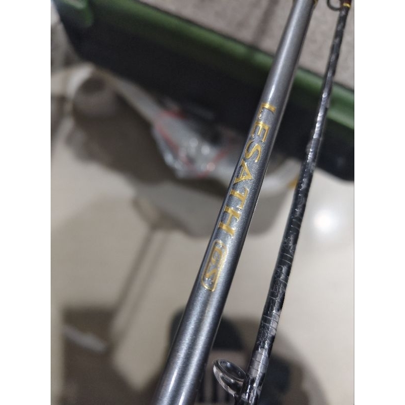 HITAM Shimano lesath silver gs fishing rod tip according to the picture ...