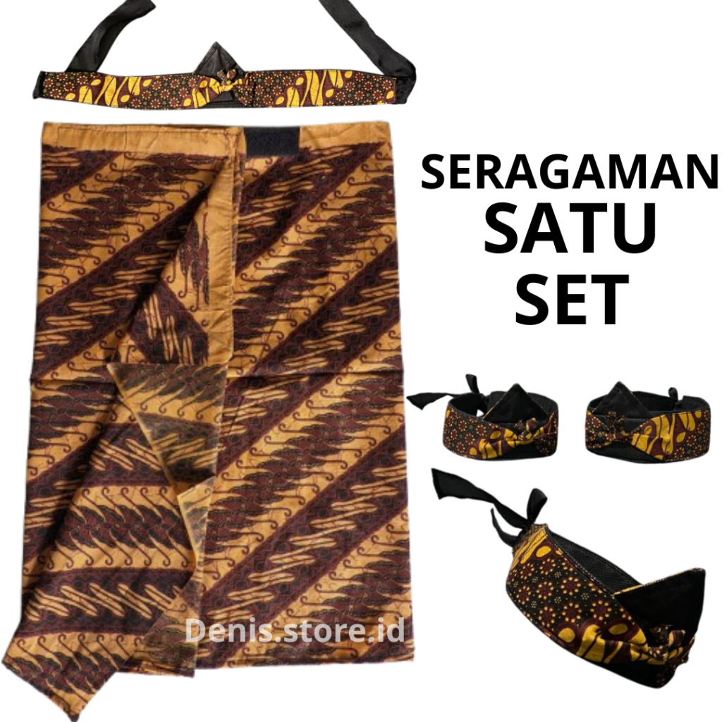 Instant Sapit Urang Stelan Ready to Use/Sembong Batik Men's and Women's ...