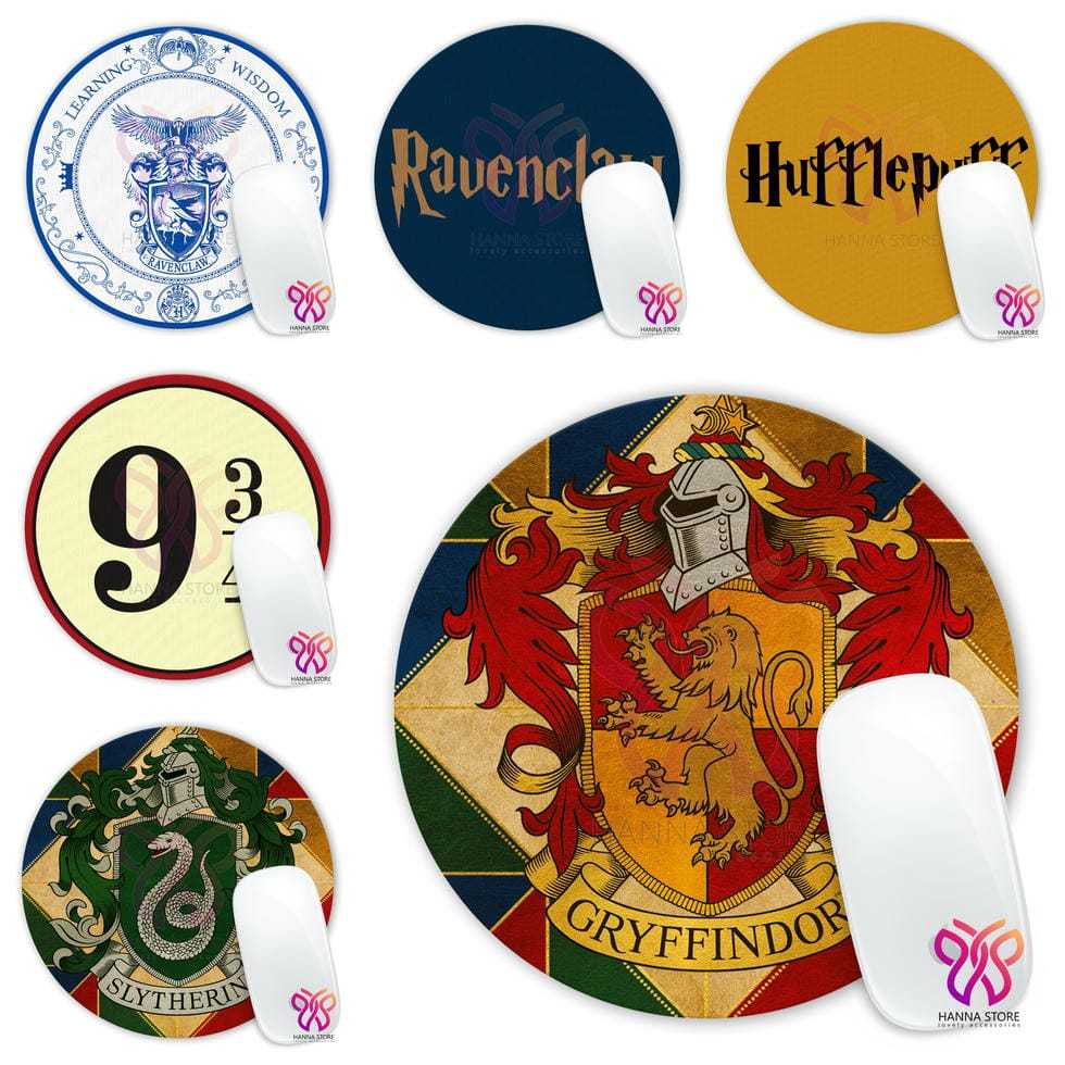 Harry Potter hogwarts gryffindor PC Laptop Pad Round Mousepad | Shopee ...