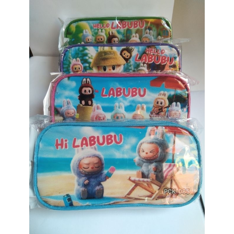 Labubu Pencil Wallet / Viral Labubu the monster Macarone Pencil Case ...