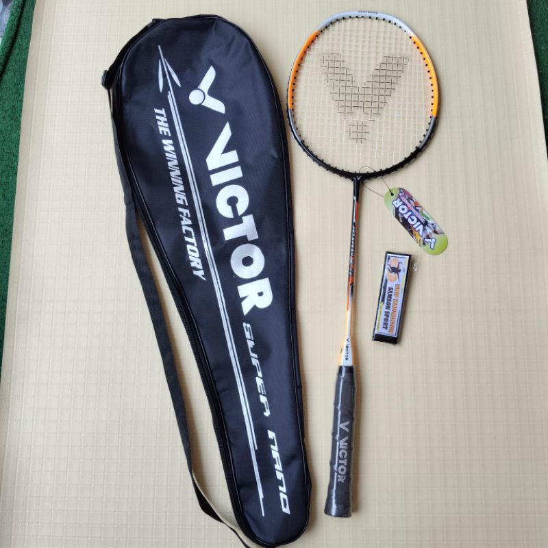 KAYU Victor badminton racket, ready-to-use overalls model, pbsi logo ...