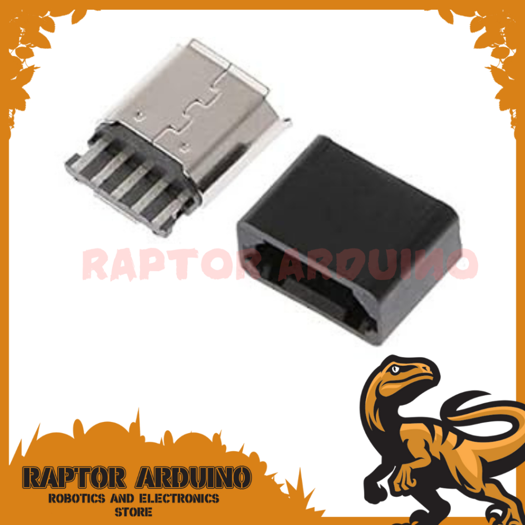 Micro USB Female Socket 5 Pin Connector + USB Cover Cover | Shopee Malaysia