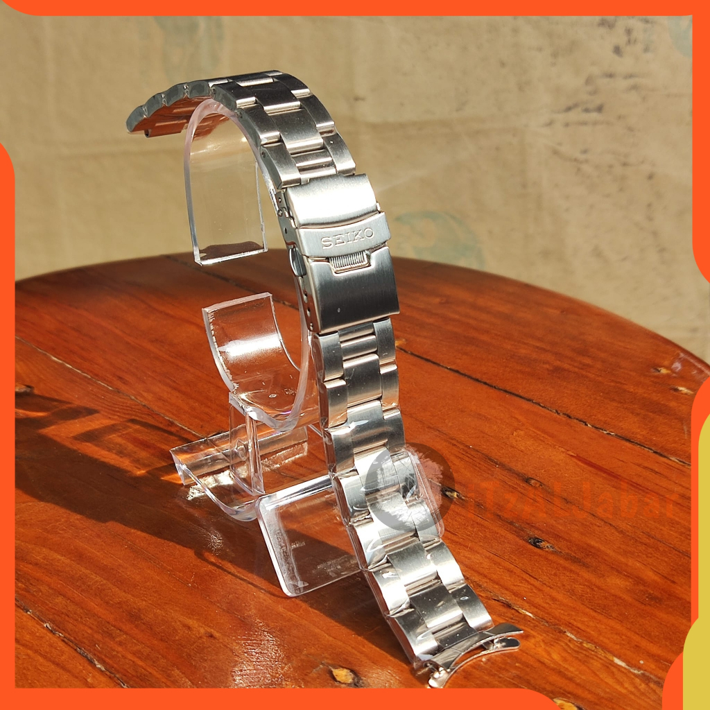 Seiko watch strap Seiko watch strap 20mm curved stainless chain ...