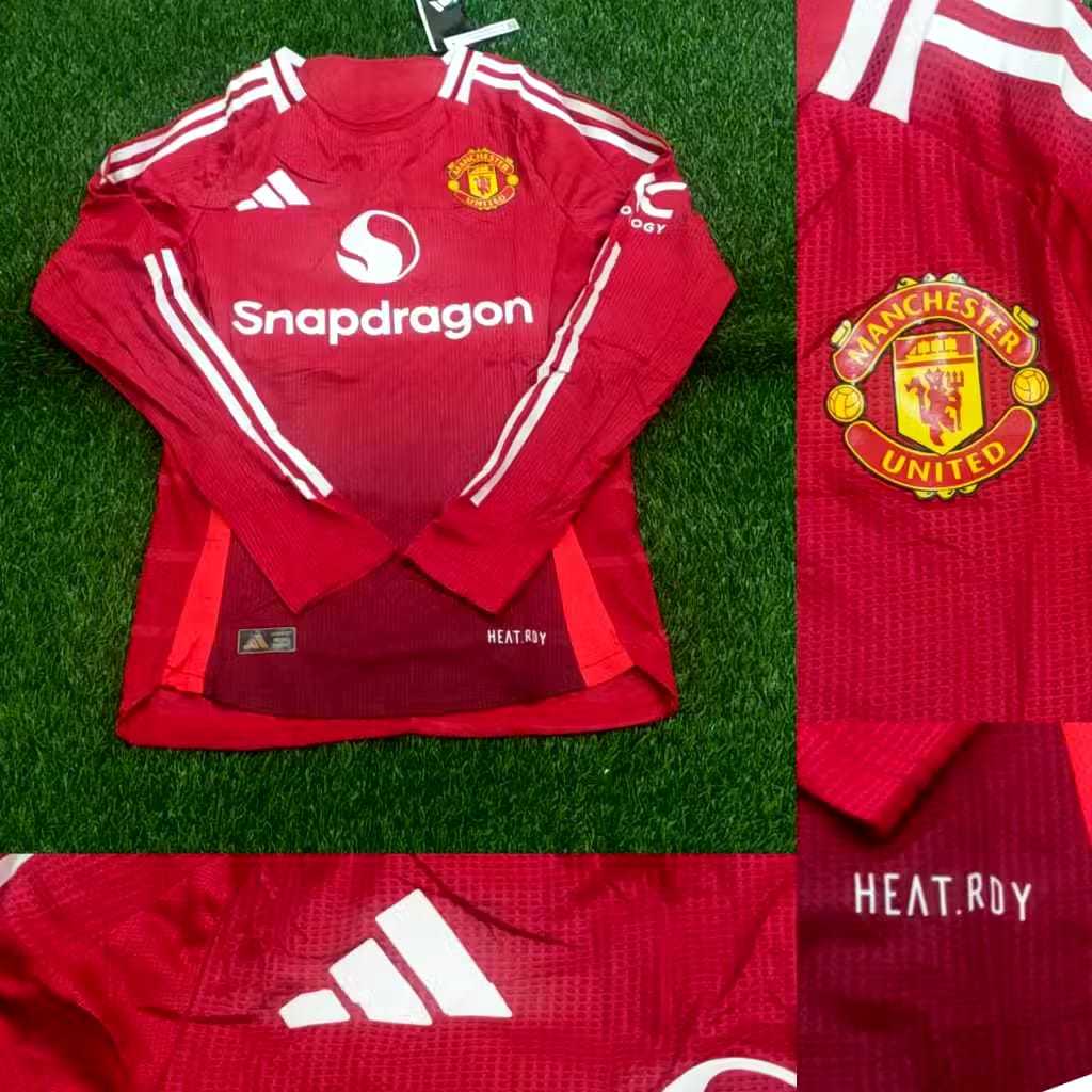 Player ISSUE LONGSLEEVE JERSEY MU HOME HEAT RDY 2024/2025 PLAYER ...
