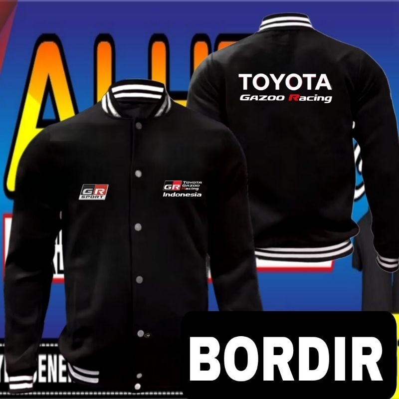 Toyota racing embroidered jacket Toyota gazoo racing embroidered jacket ...