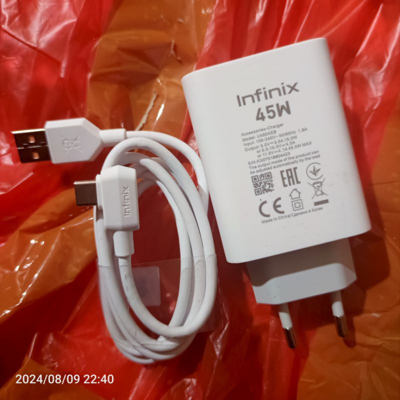 INFINIX GT 20 Pro Charger. Original Fastcharging 45W | Shopee Malaysia
