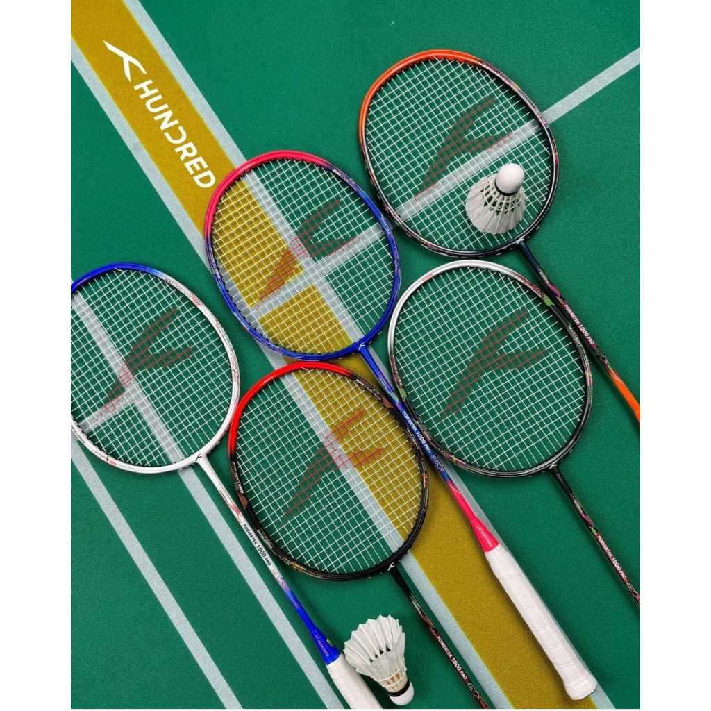 Original HUNDRED HNDRD POWERTEK 1000 PRO BADMINTON RACKET | Shopee Malaysia