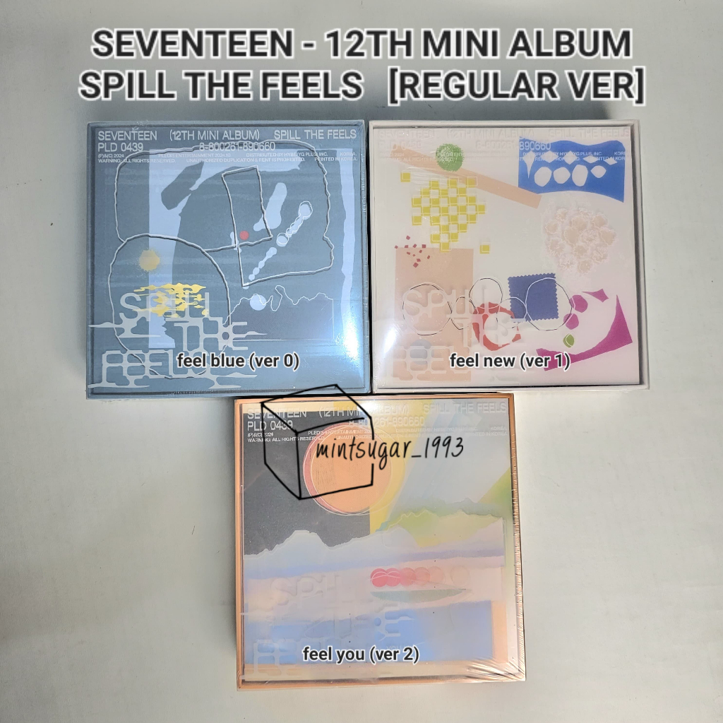 Seventeen - 12TH MINI ALBUM [SPILL THE FEELS : SPEAK UP ] ( REGULAR ...