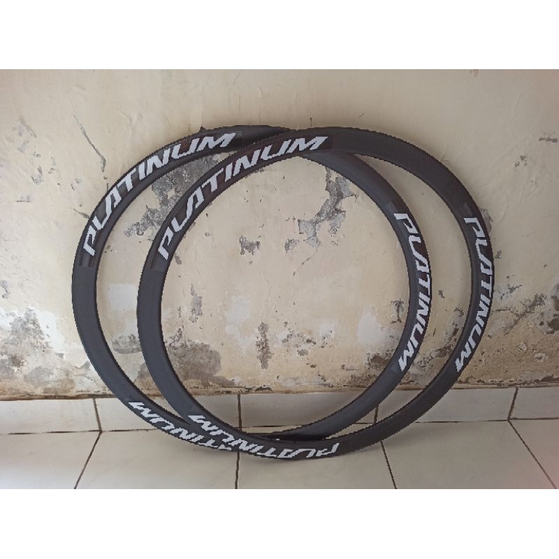 Fixie Roadbike Rims / Rims Platinum 700c 4cm 36H Disc | Shopee Malaysia