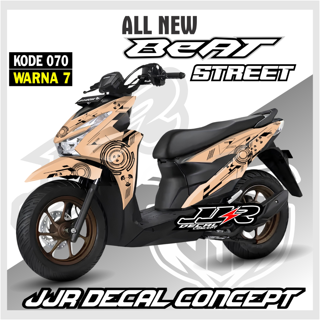 New BEAT STREET KIAL FULL BODY DECAL STICKER 2024-2025 HONDA BEAT ...