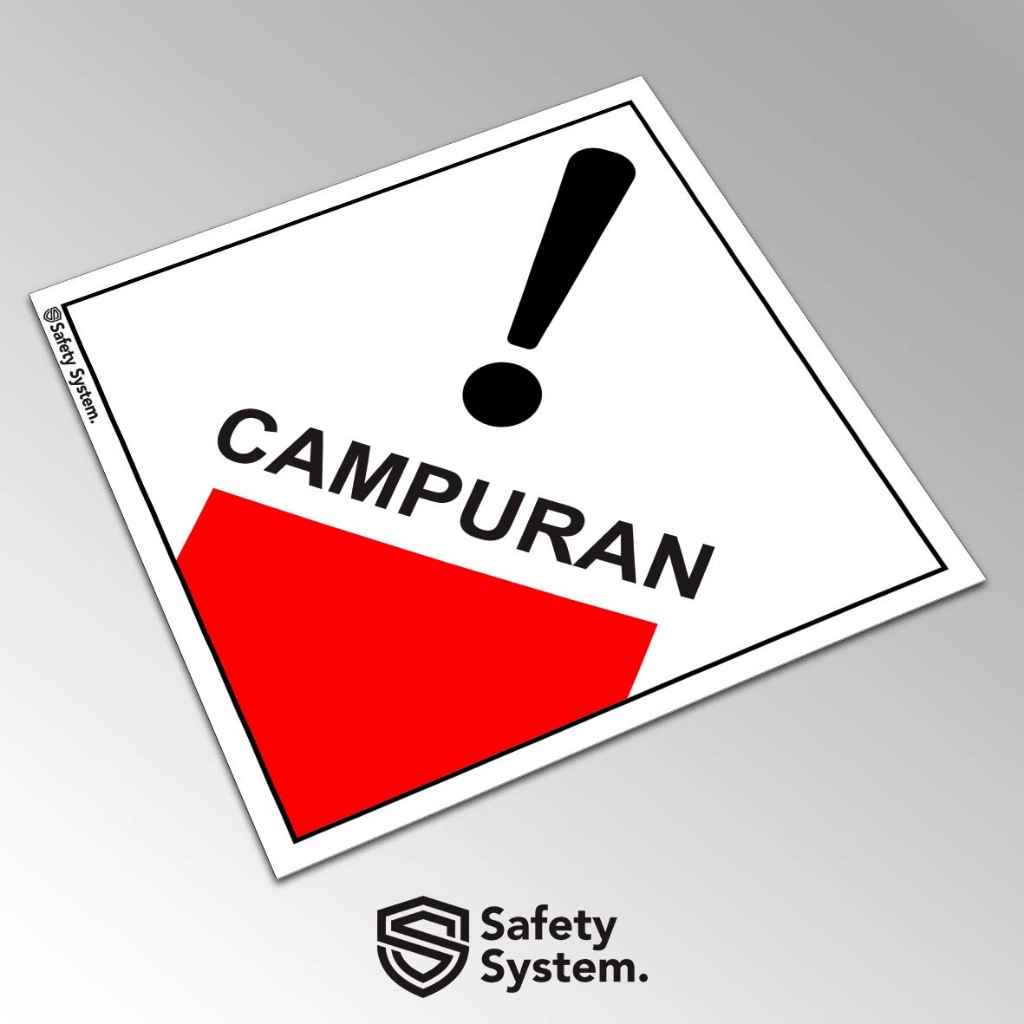 Hazmat Hazardous Label Sticker Waste Symbol Material B3 CANDY LH NUMBER ...