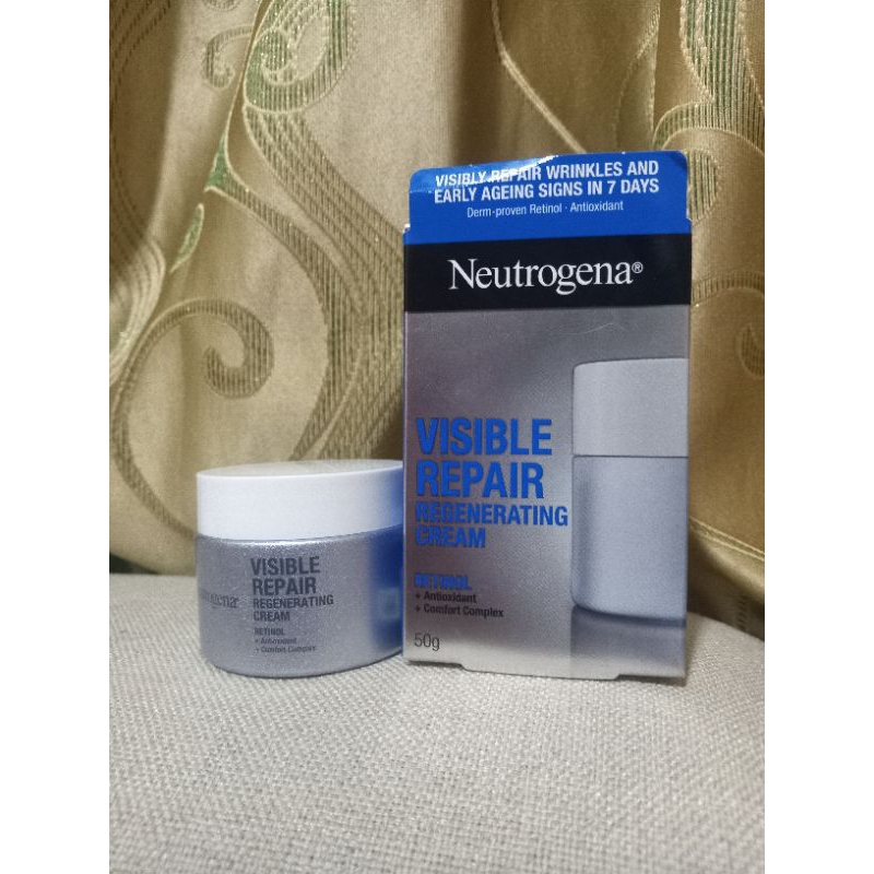 Neutrogena Retinol Visible Repair Regenerating Cream 50gr | Shopee Malaysia