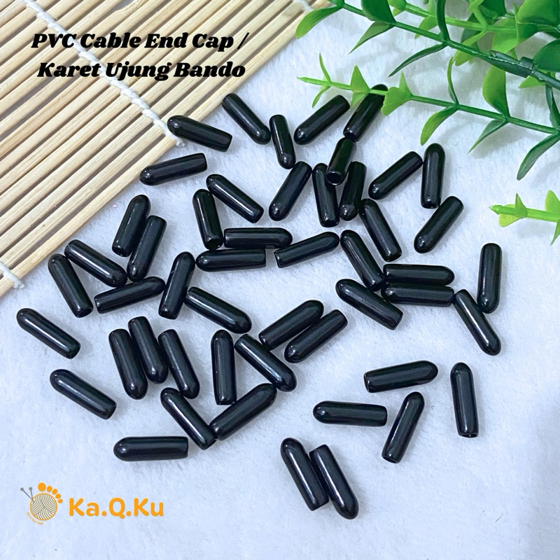 50pcs RUBBER END CAP / SOFT PVC CABLE END CAP 10MM | Shopee Malaysia