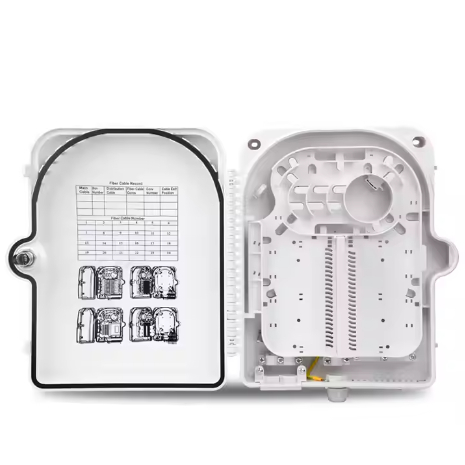 24 core ABS PC fiber optic terminal junction box fiber distribution box ...