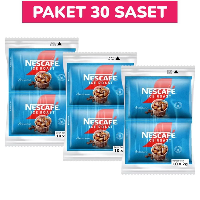 Nescafe Ice Roast Americano Instant Coffee 2g X 30 Sachets | Shopee ...