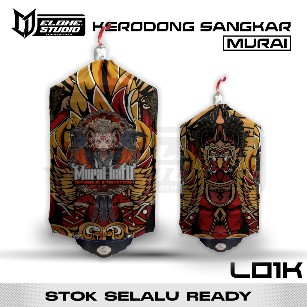 Custom MURAI BATU Magpie Cage Kerodong Cool Design Can Request | Shopee ...