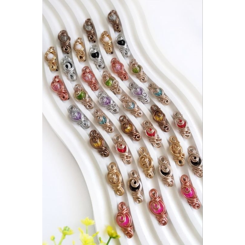 Clara hijab safety pin / wire brooch: zytkabeads wire safety pin series, unique souvenir ...