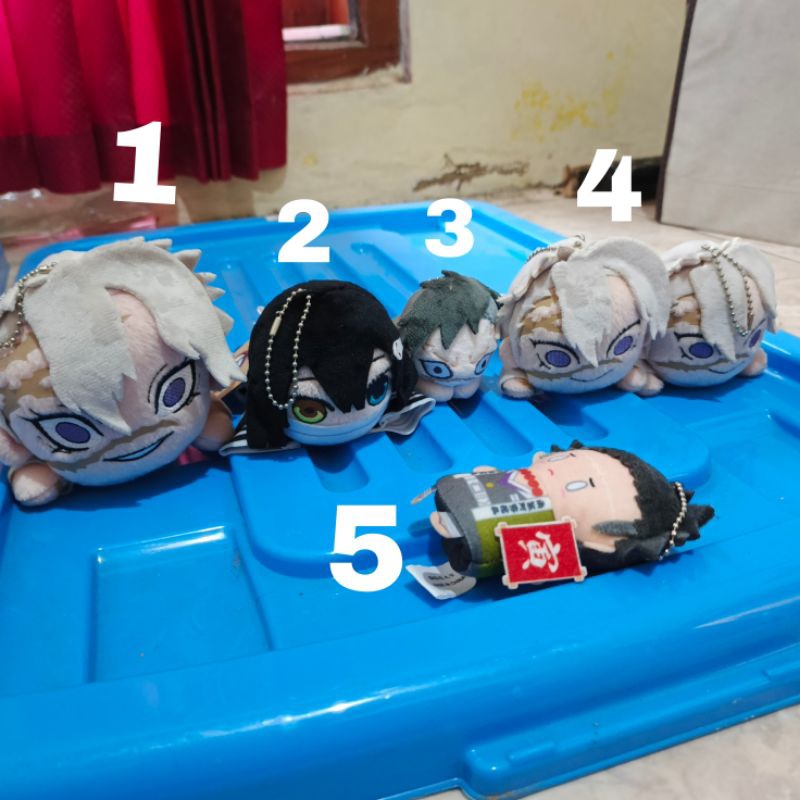 Original japan merch plush sanemi obanai gyomei genya demon slayer ...