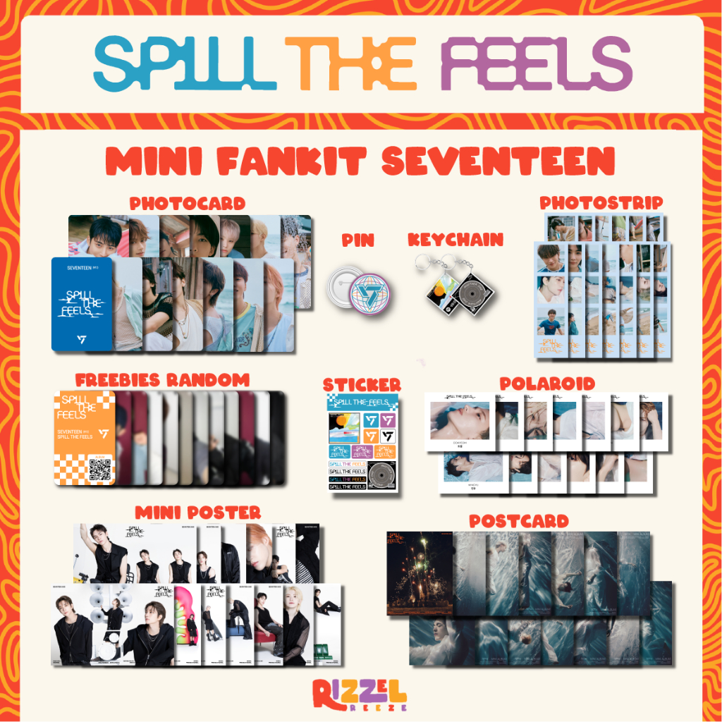 Mini FANKIT SEVENTEEN SPILL THE FEELS / FANKIT SEVENTEEN UNOFFICIAL ...