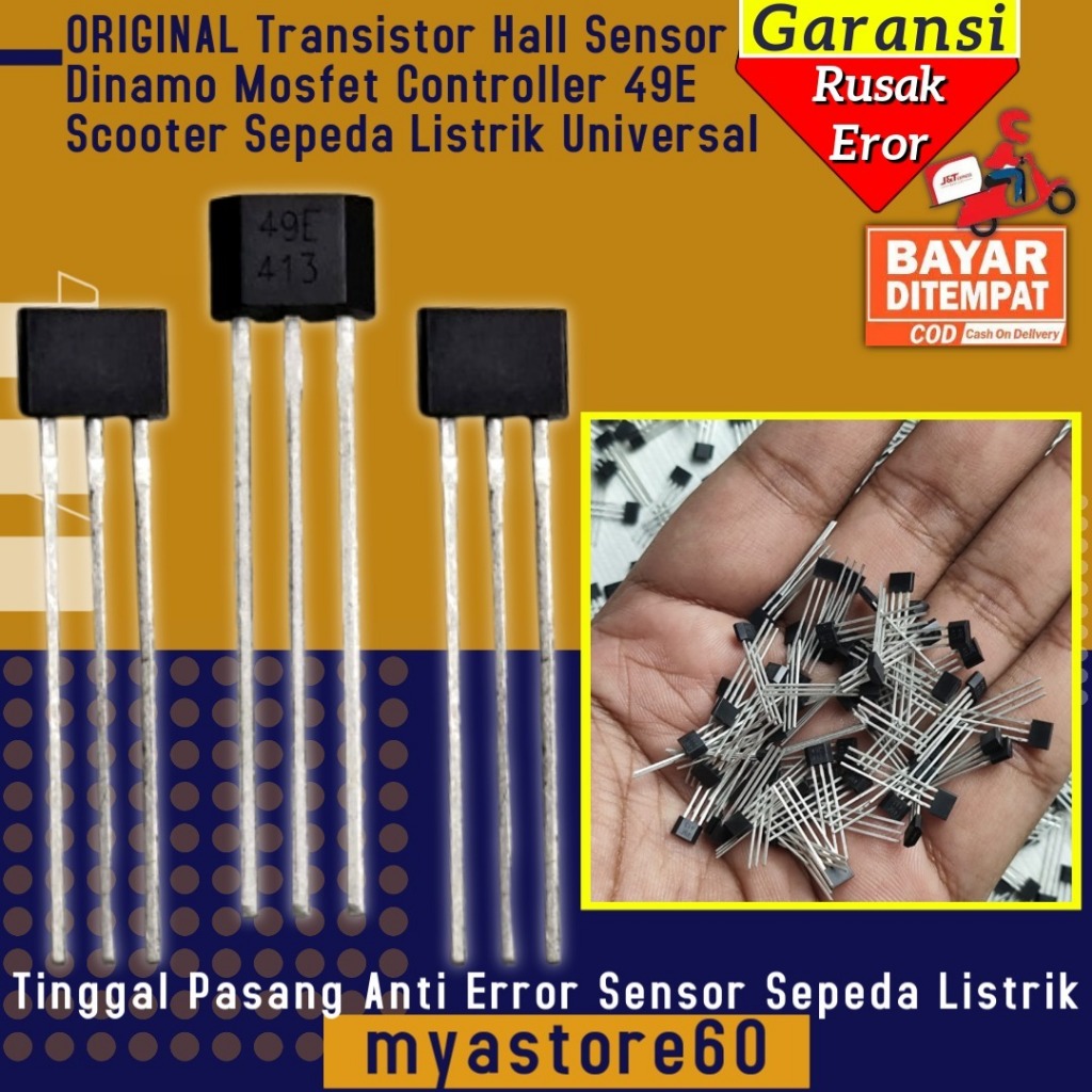 Original Transistor 49E oh49e ss49e Hall Sensor Dinamo Mosfet Controller 49E 413 Scooter ...