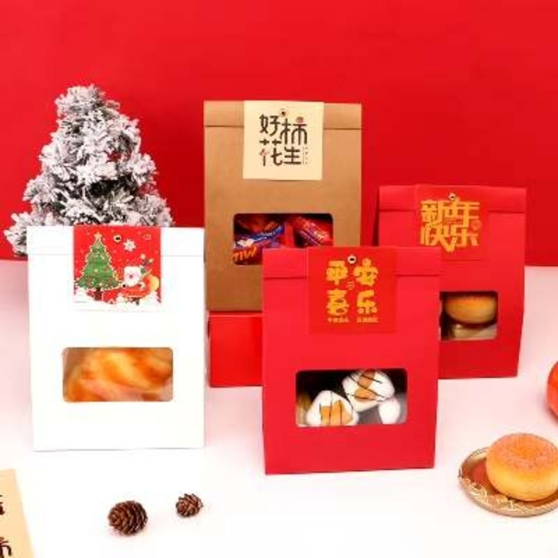 (Unit) Mica Standing Bag Cardboard Box / Cookies Snack Cake Gift Box ...