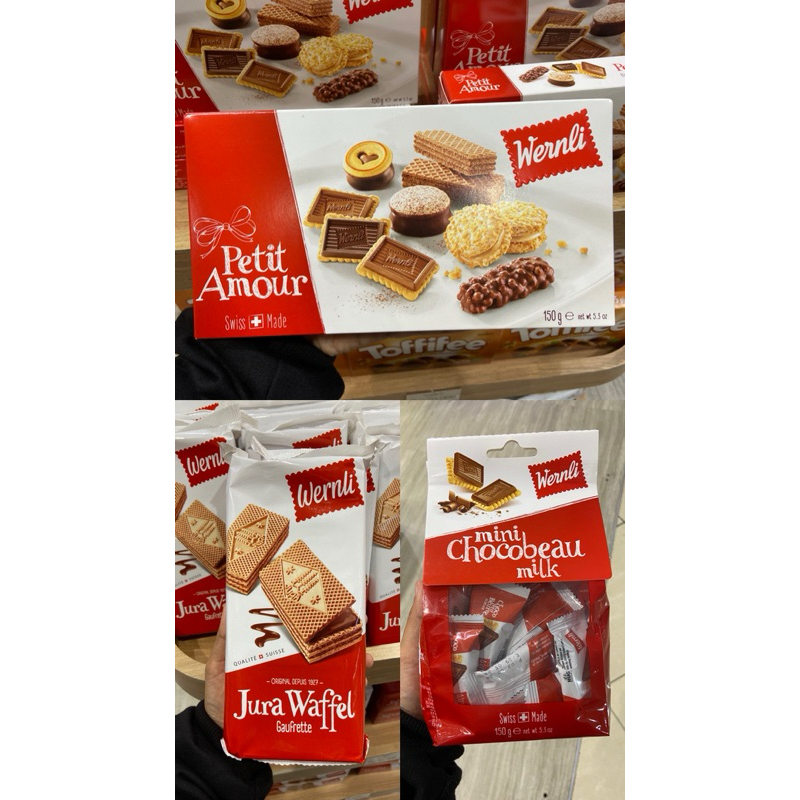 Wernli mini chocobeau milk biscuits / Jura Waffle / Petit Amour ...