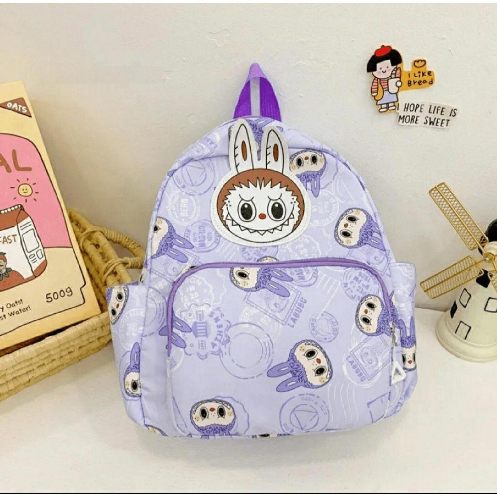Viral Labubu Sweet Children's School Bag Labubu Doll Character Labubu ...