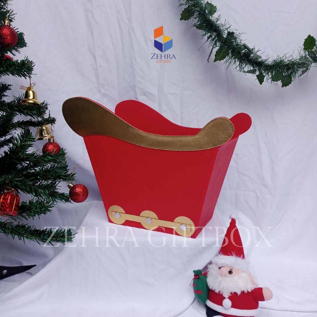 Leather Christmas Parcel Basket | Basket Hampers Ter | Shopee Malaysia
