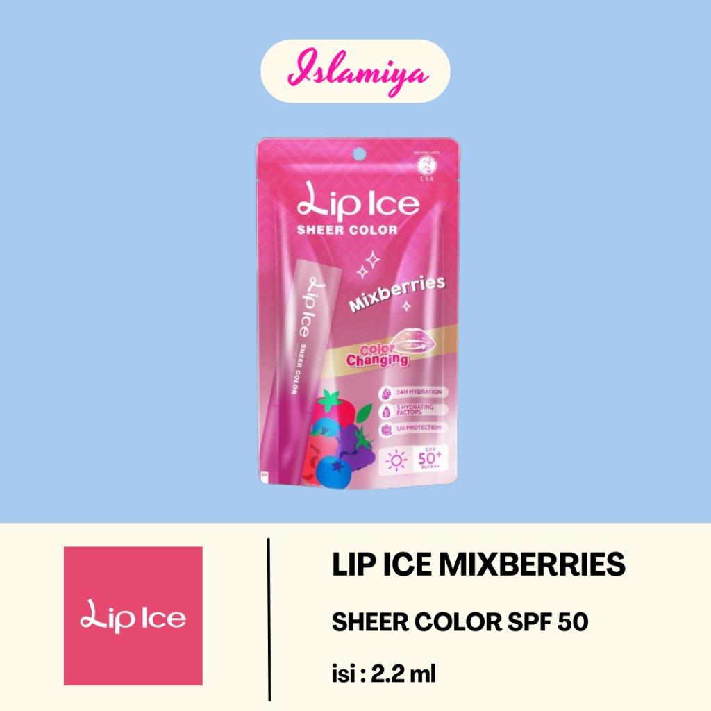 Lip ICE SHEER COLOR MIXBERRIES SPF 50 PA++++ | Shopee Malaysia