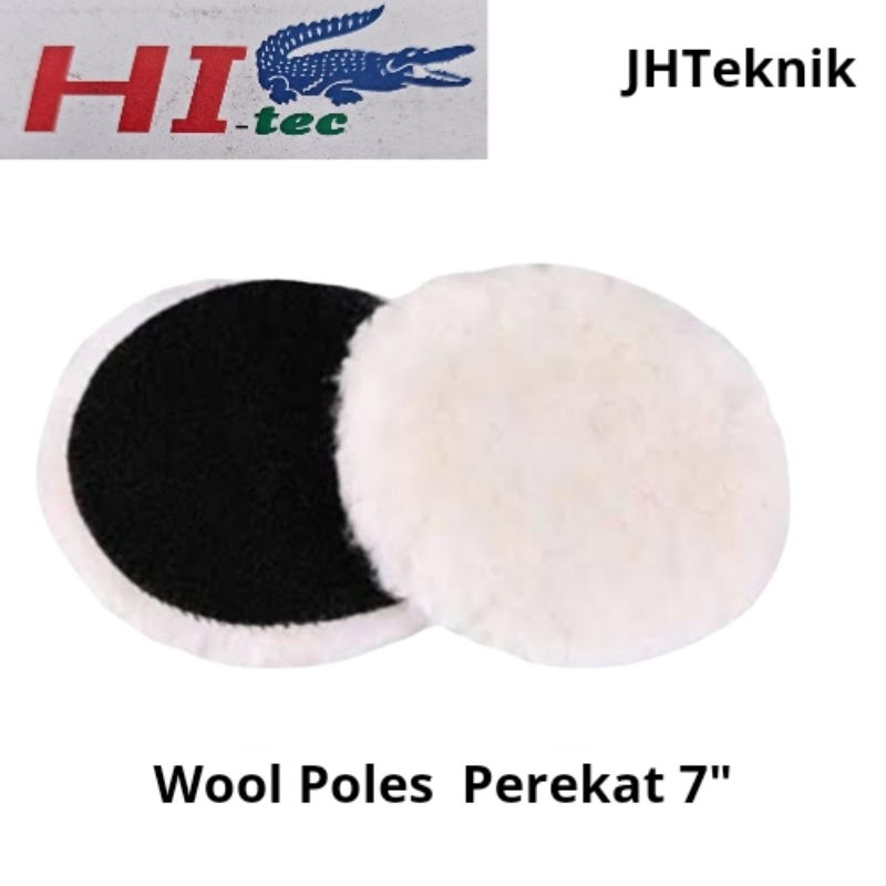 PUTIH Jhteknik Wool Polishing 7 inch Adhesive Model for Cars ...