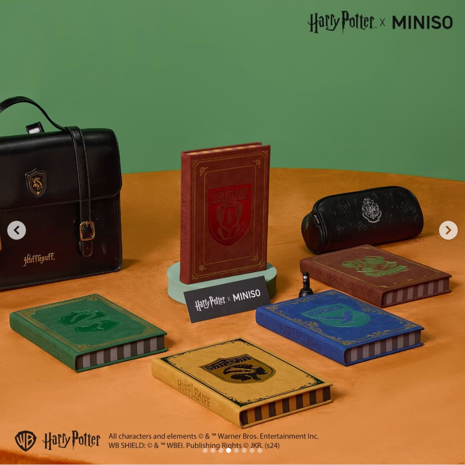 Miniso x Harry Potter Hardcover Book Notebook Series Hogwarts THICK ...