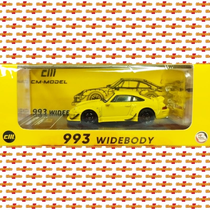 Cm MODEL 993 WIDEBODY PORSCHE RWB YELLOW INDONESIA EXCLUSIVE EXCLUSIVE ...