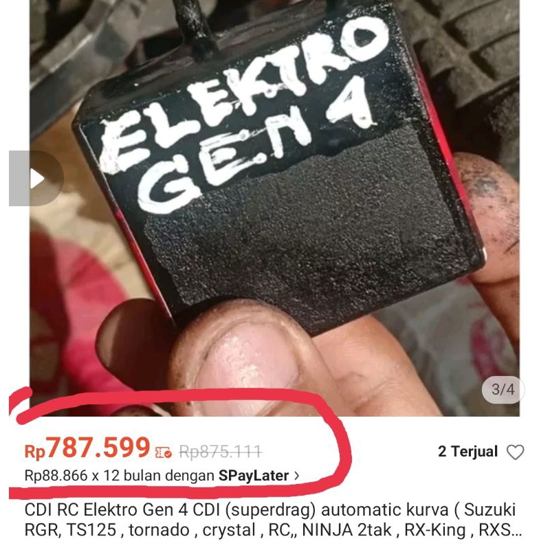 SUZUKI Cdi RC Electro Gen 4 CDI (superdrag) automatic curve (zuki RGR ...