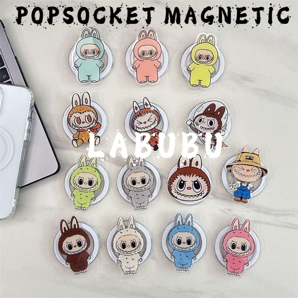 Sl88 - Magnetic Pop Socket Phone LABUBU / Cute LABUBU Magnet Phone ...